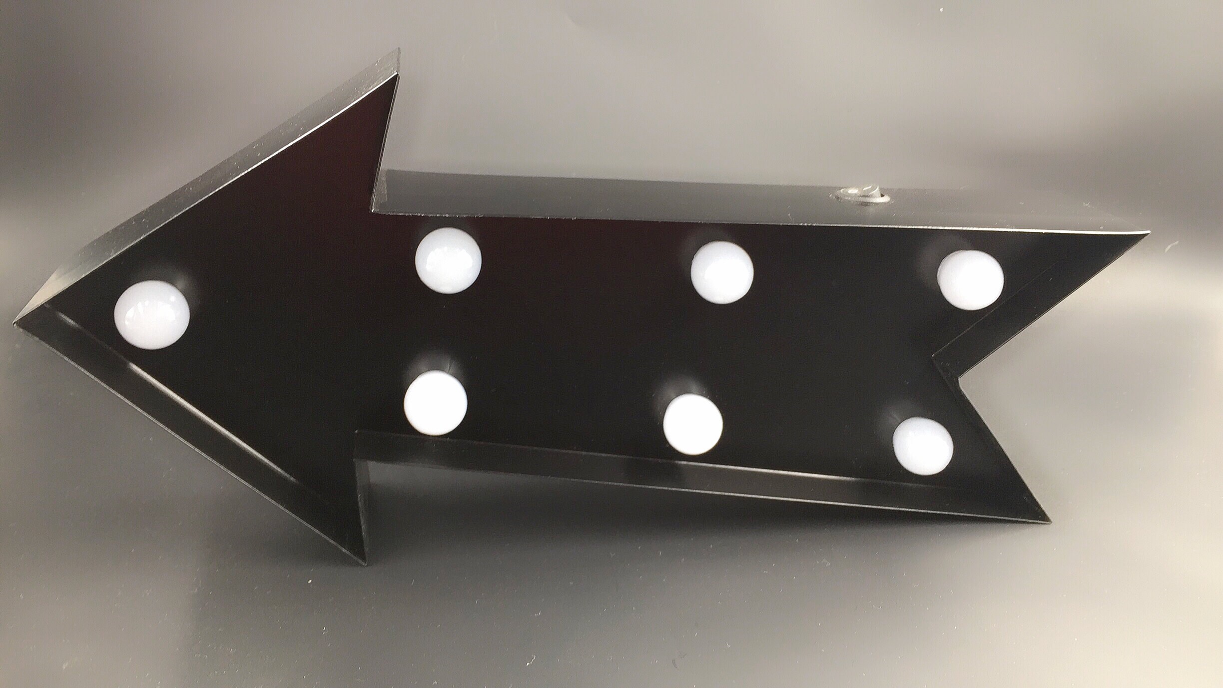 12 Metal Black Arrow Light Arrow Sign Marquee Signs | Etsy