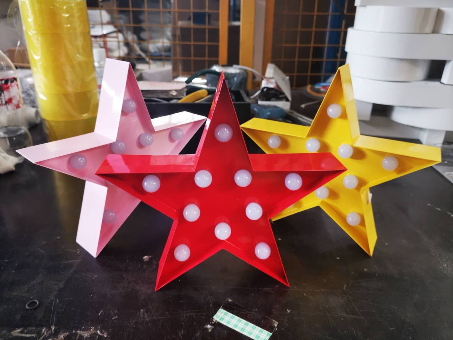 Vintage LED Red Star Marquee Light Marquee Sign Night Light | Etsy