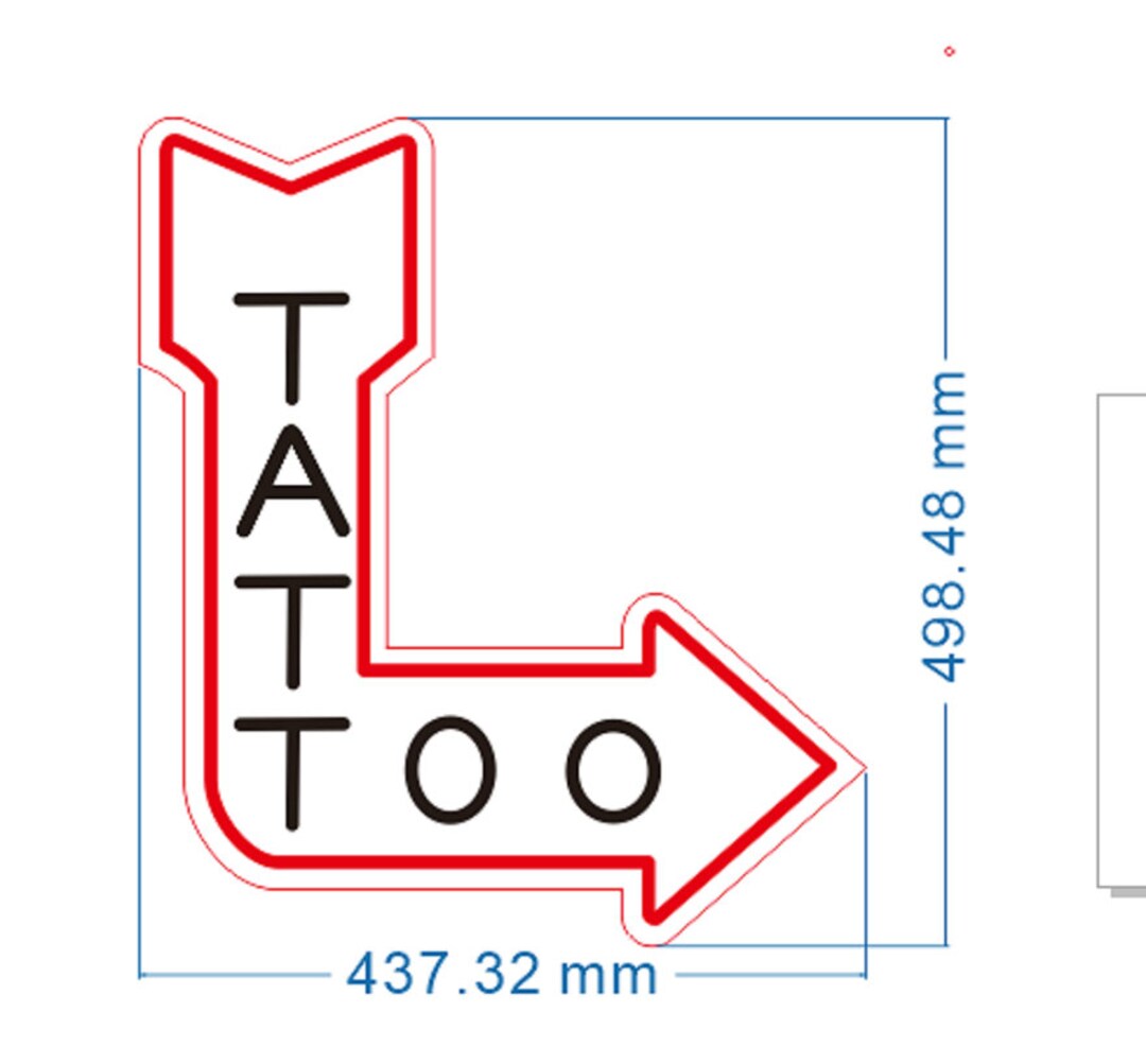 Customized ARROW Neon Sign With Letters Light up Neon Arrow Directon ...