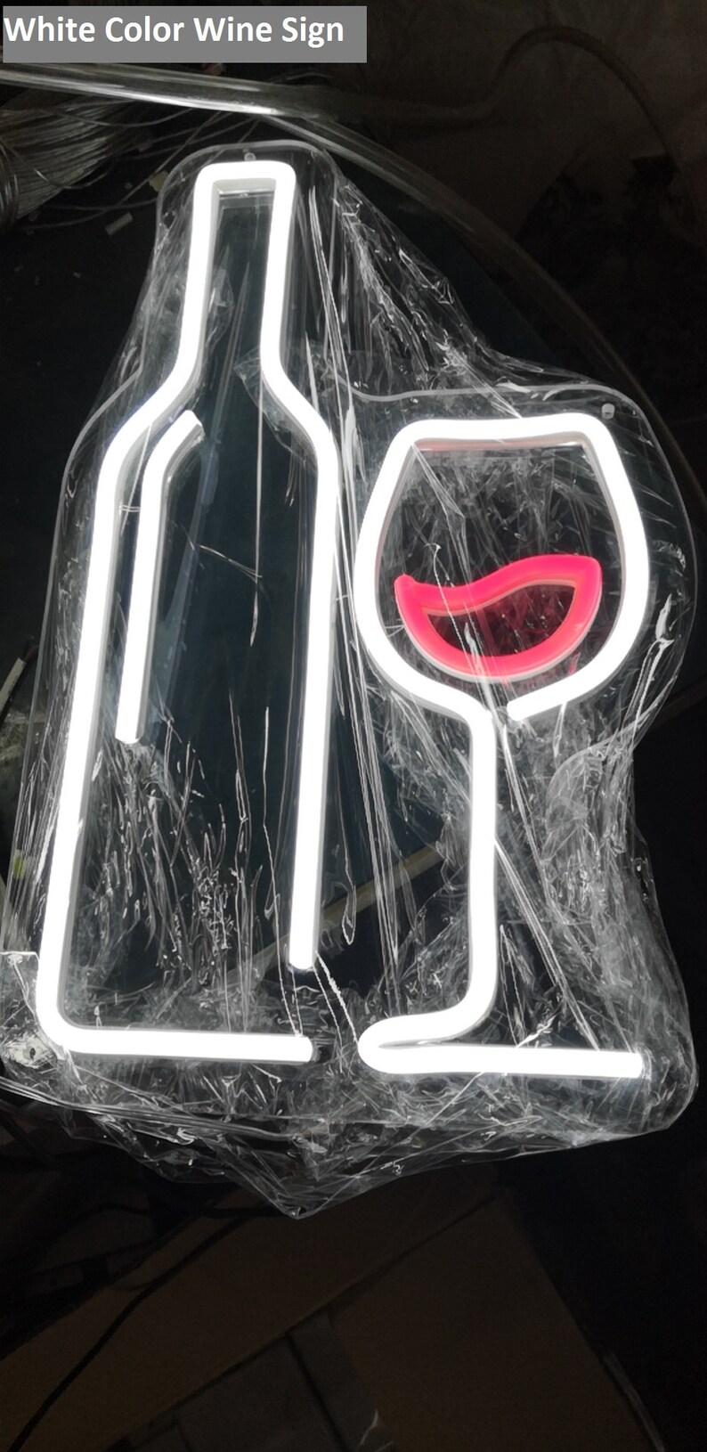 Wine Neon Sign With Acrylic Plate USB Powered LED Neon Light - Etsy