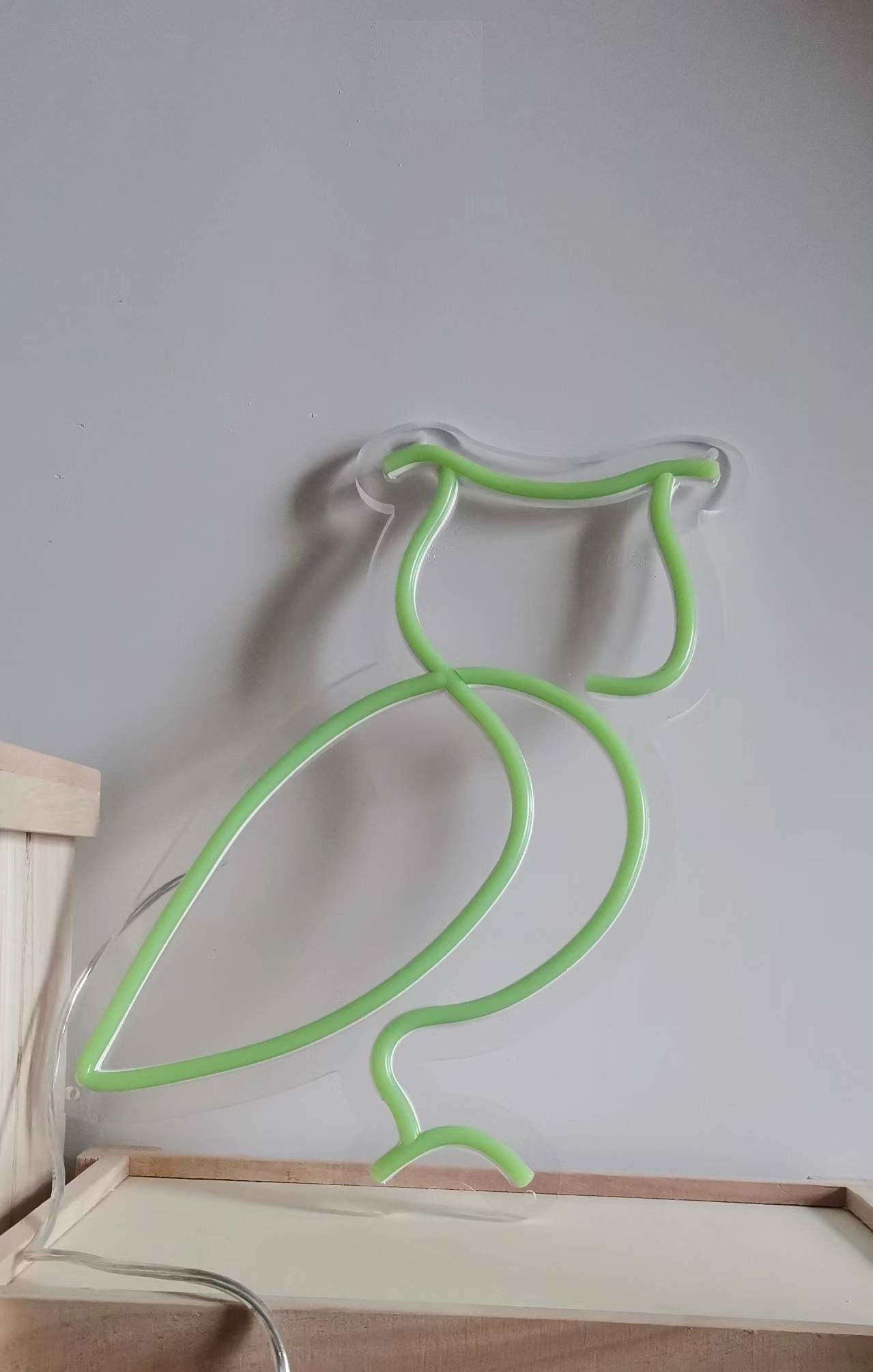 LED Animal Owl Acrylic Neon Sign Owl Flexible Neon Light - Etsy