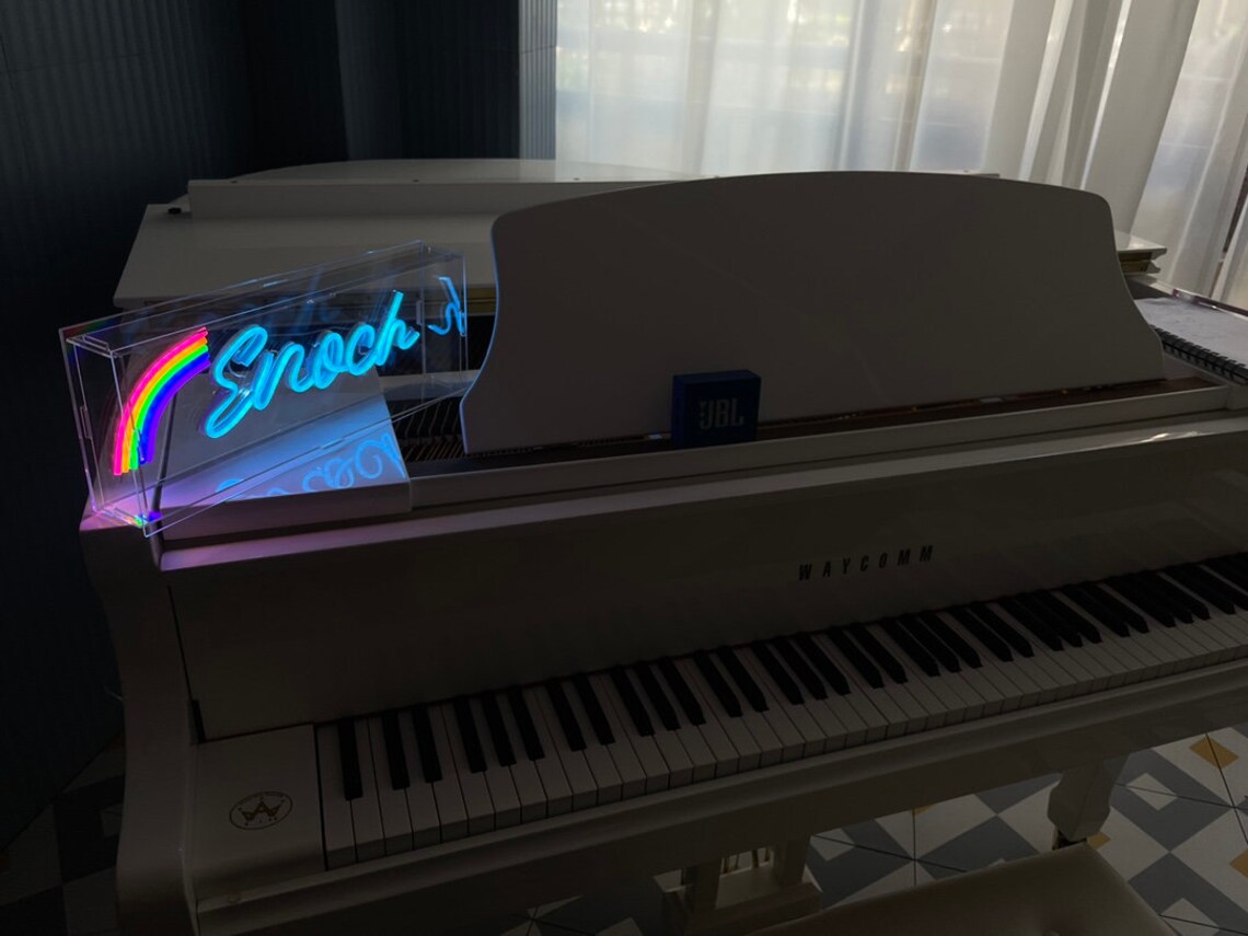 Rainbow Name Sign Neon Sign Neon Box Neon Decor Neon Art | Etsy