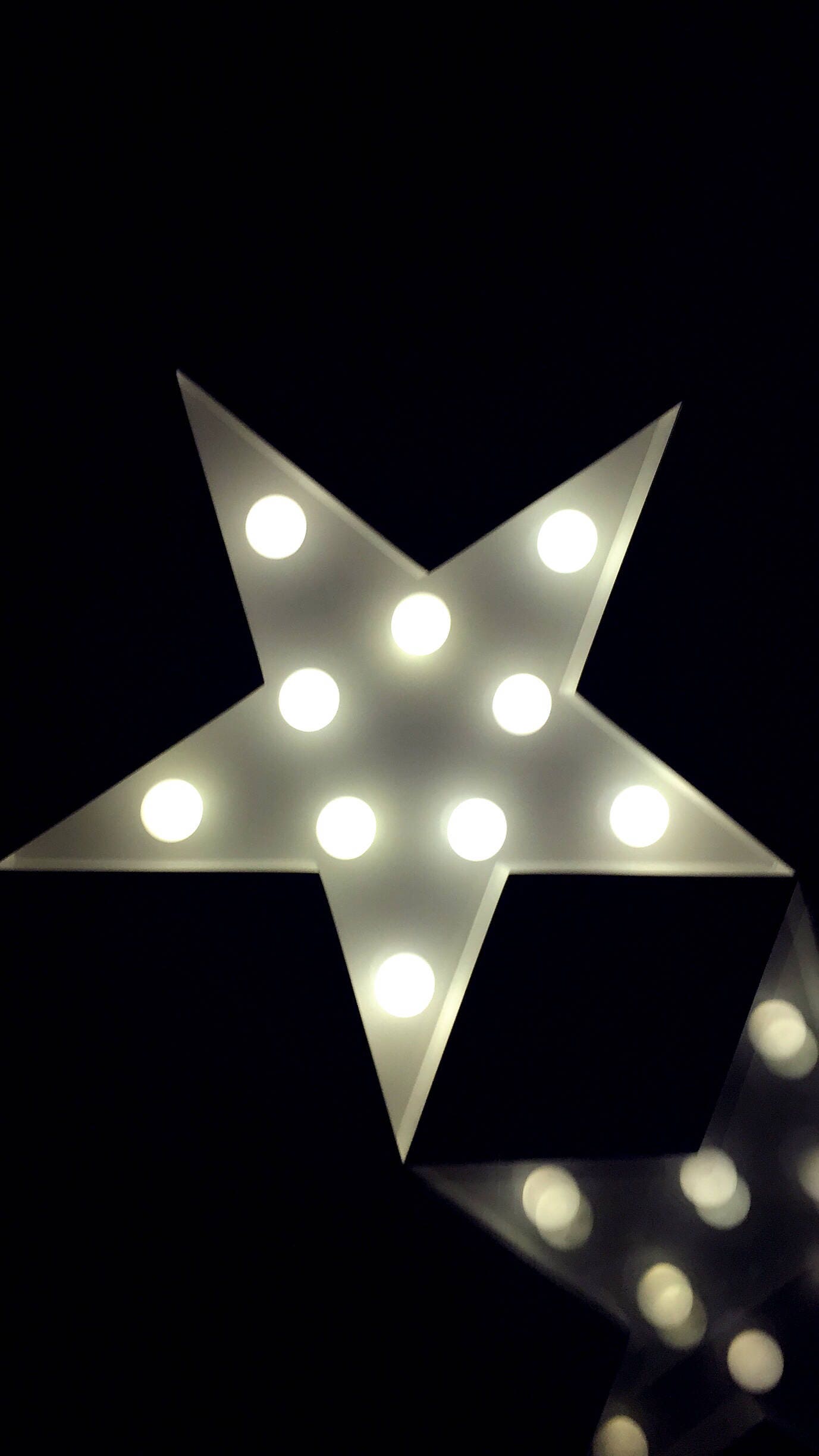 Vintage 12 Inch Light up Star Marquee Light Night Light Kids - Etsy