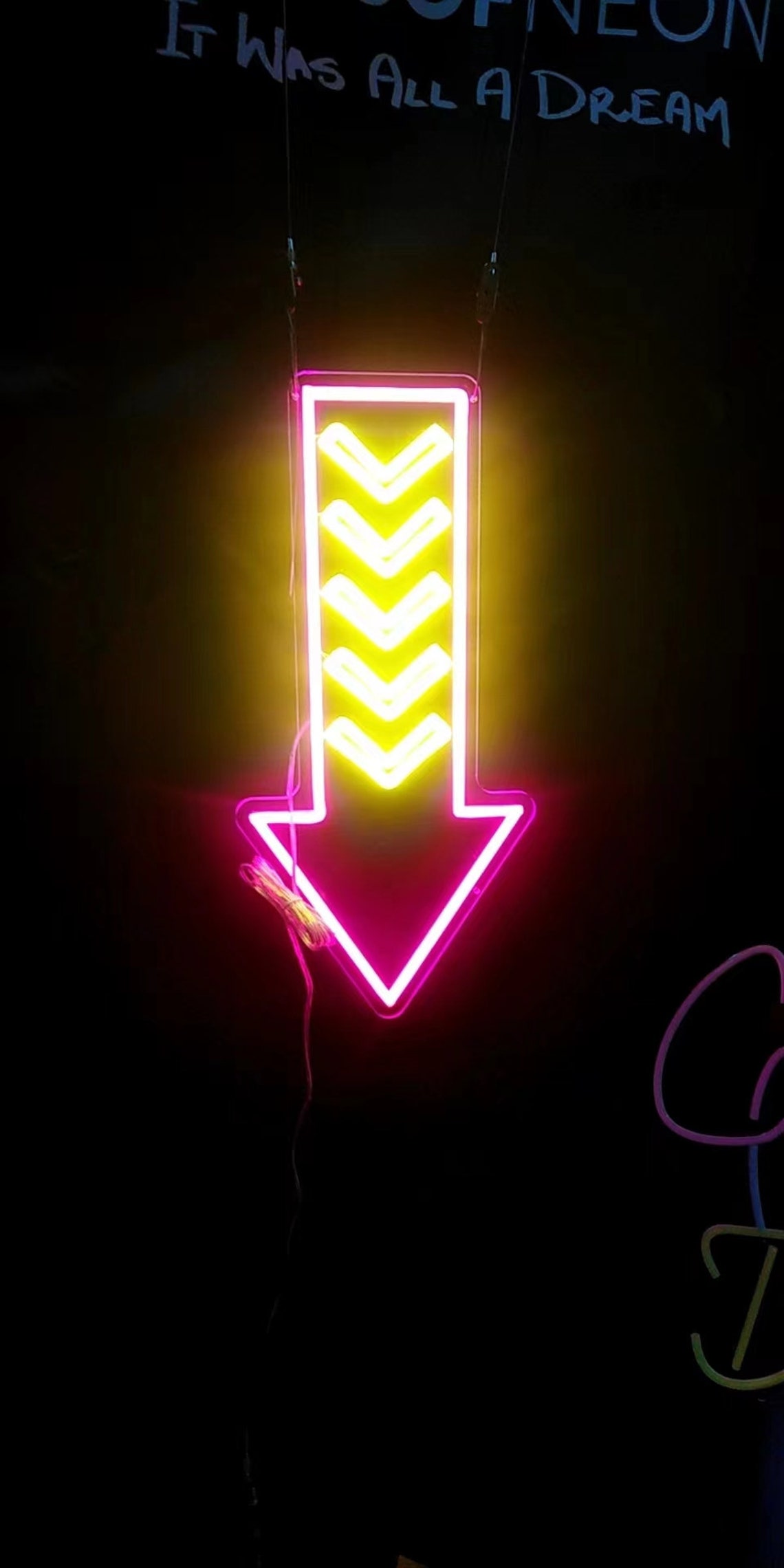 Arrow Neon Sign 5V USB Powered Custom Neon Sign Arrow Light - Etsy