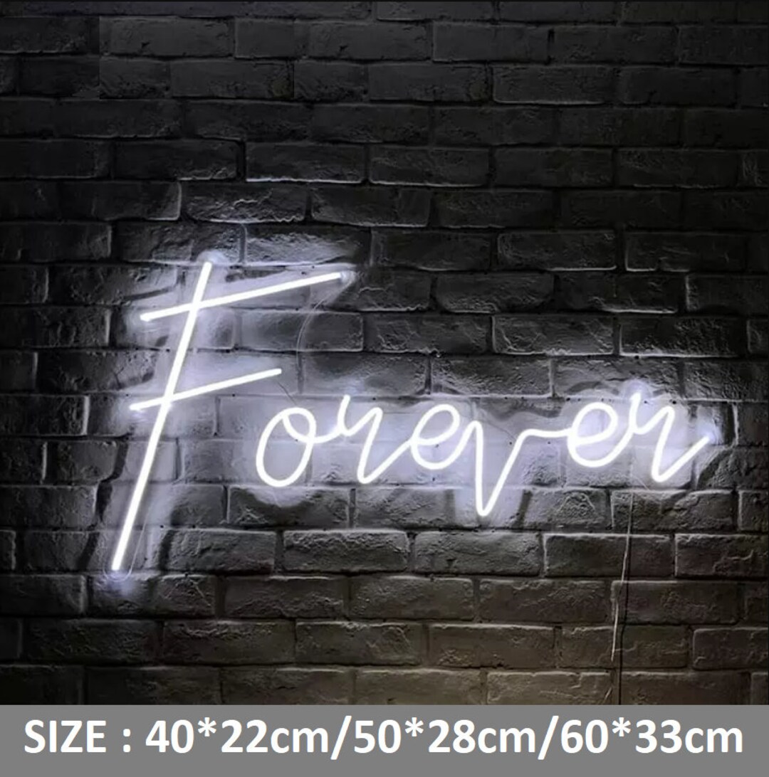 LED Wedding Neon Letters Wedding Party Neon Decor Light up Acrylic Neon ...
