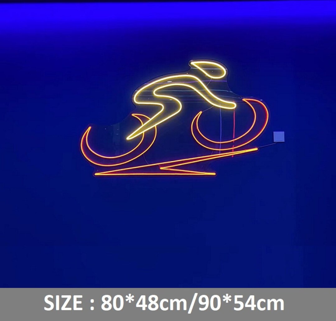 Customized Giant Bicycle Bike Neon Sign Neon Light Gym Decor Bike ...