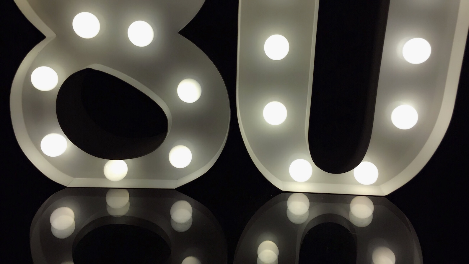 12metal Light up Numbers Party Marquee Number 80-89 Home - Etsy