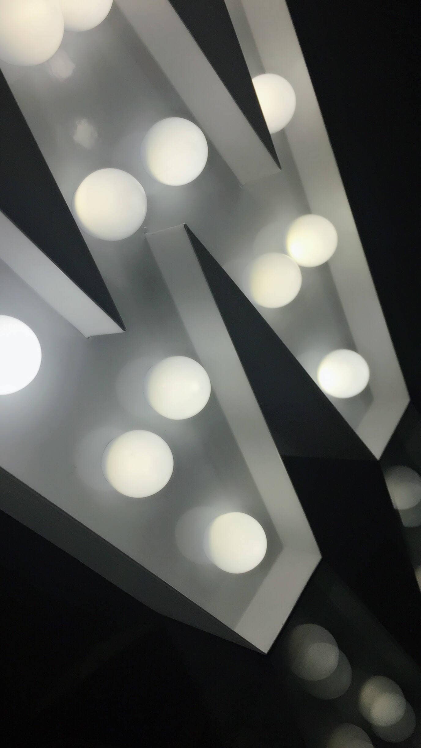 Metal White Initial Letter W Marquee Letter Light - Etsy