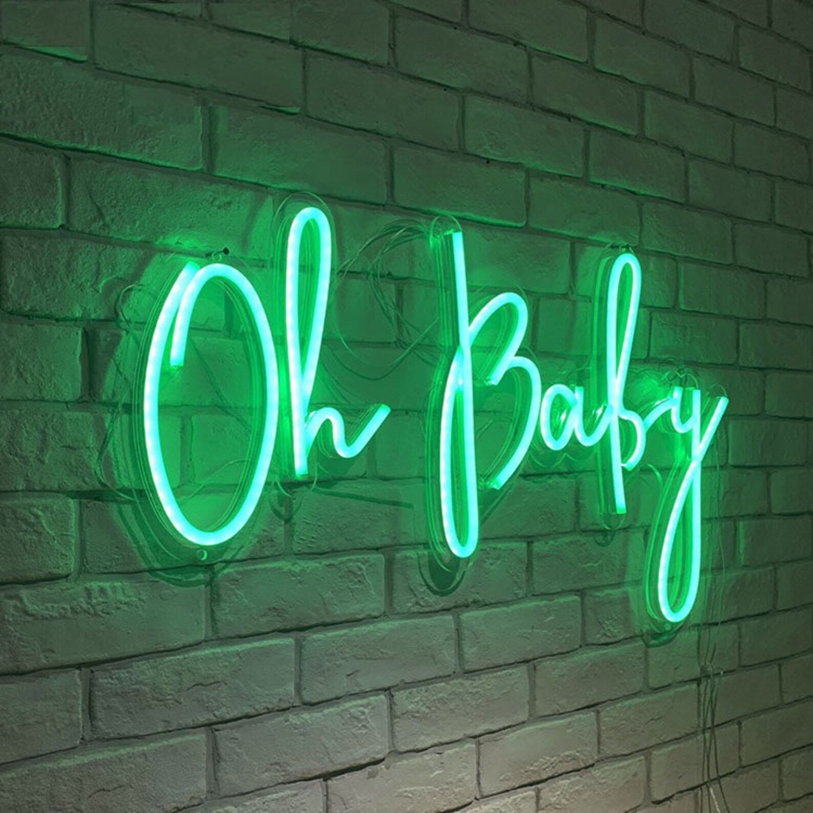 Oh Baby Led Light up Neon Letters Neon Sign Wall Neon Decor - Etsy