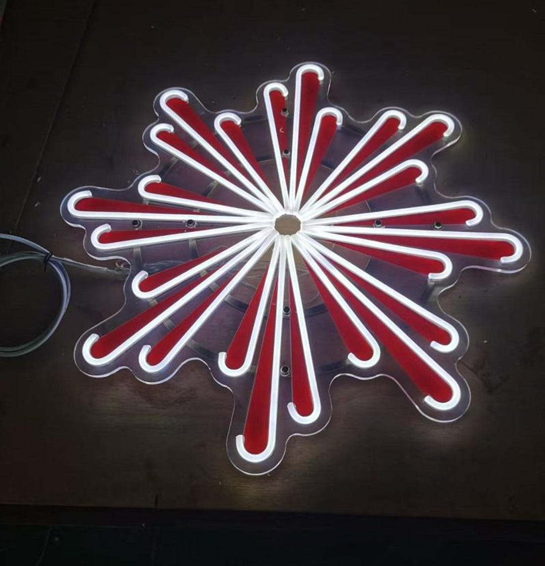 Fireworks Neon Sign Wedding Event Anniversary Stage Shopping Mall Neon ...