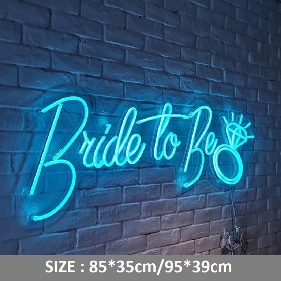 Bride to Be Neon Letters, Neon Decor, Art Decor, Neon Lights,wedding ...