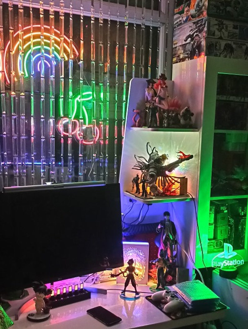Rainbow Neon Sign With Acrylic Plate USB Powered Neon Decor - Etsy