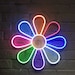Flower LED Neon Sign With Acrylic Board Flower Neon Decor Neon - Etsy