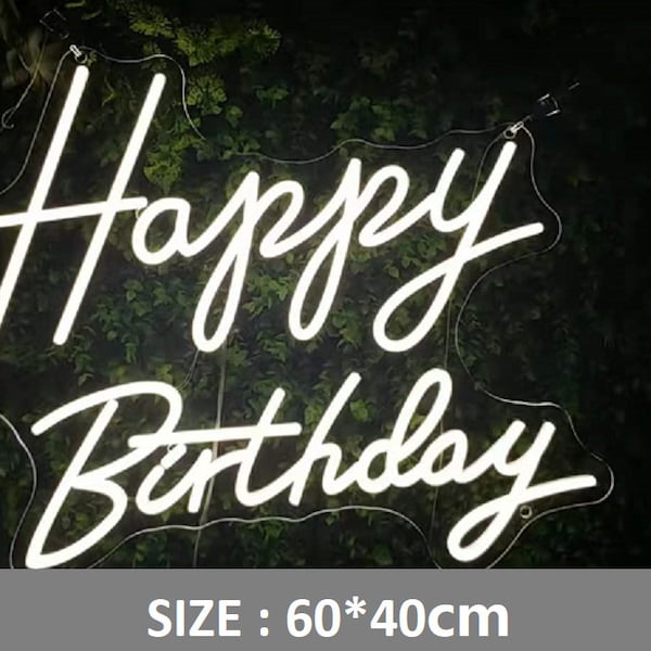 Happy Birthday Light up Letters - Etsy