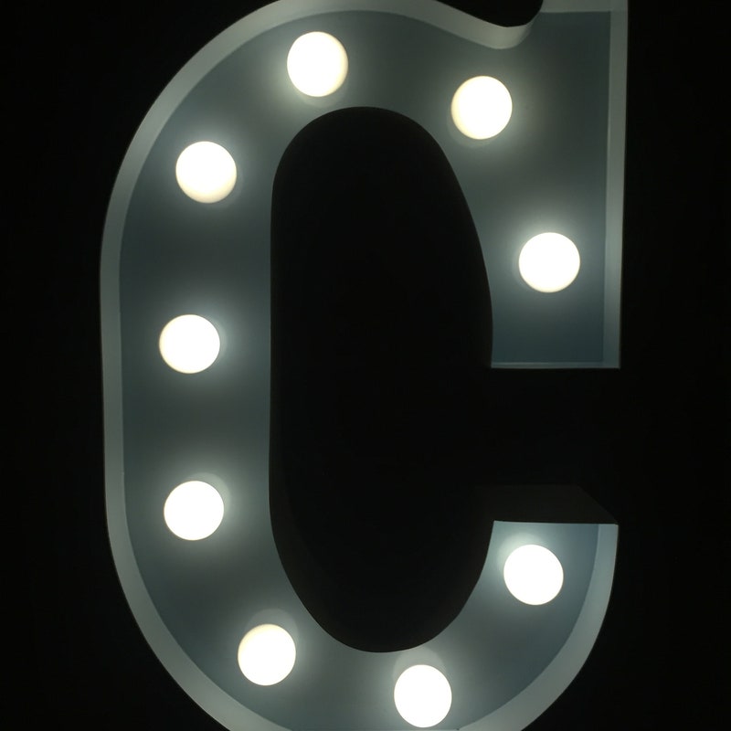 Lighted Letters - Etsy