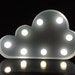 Mini Blue Metal Cloud Marquee Light Kids Light Kids Bed Room Night ...