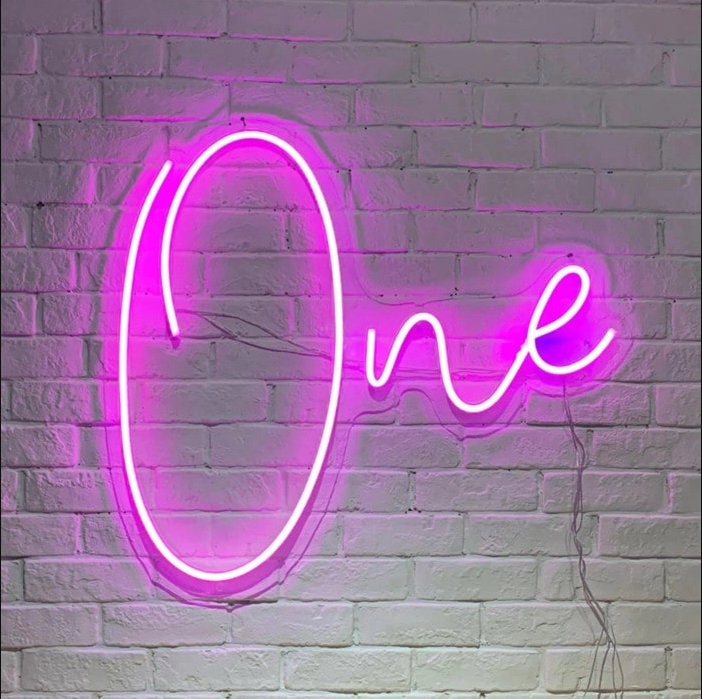 Light up Numbers Neon Sign Custom Neon Numbers Birthday Party - Etsy