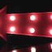 12" Metal Red Arrow Light Arrow Sign Marquee Signs Battery Powered Home ...