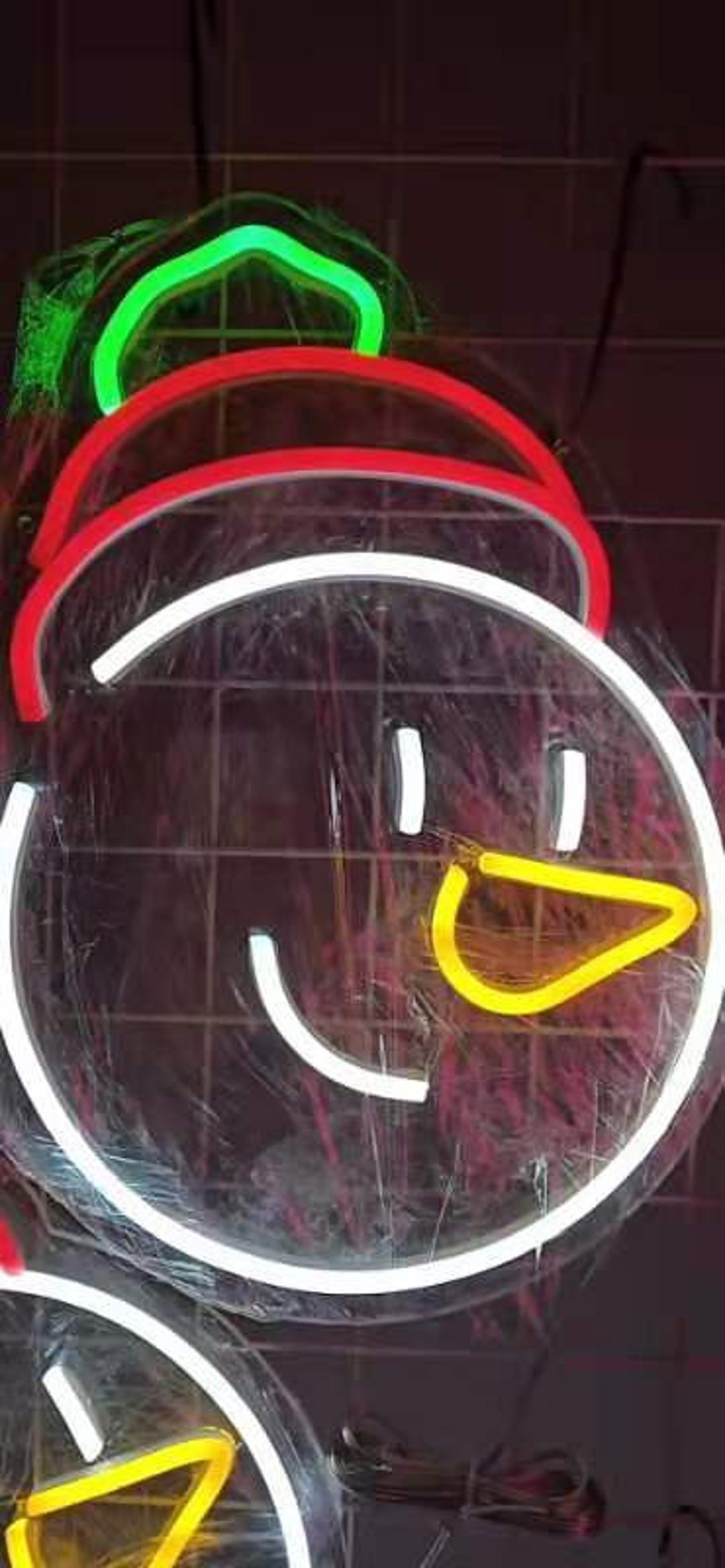 Mini Snow Man Neon Sign With Acrylic Board 5V USB Powered - Etsy