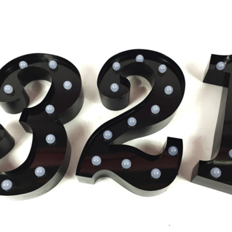 Marquee Numbers - Etsy