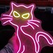 Animal Cat Kitten Neon Sign Cat Neon Light Children Kids Home Neon Sign ...