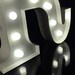 Hand Made Metal 12 White/black Alphabet Letters Marquee - Etsy