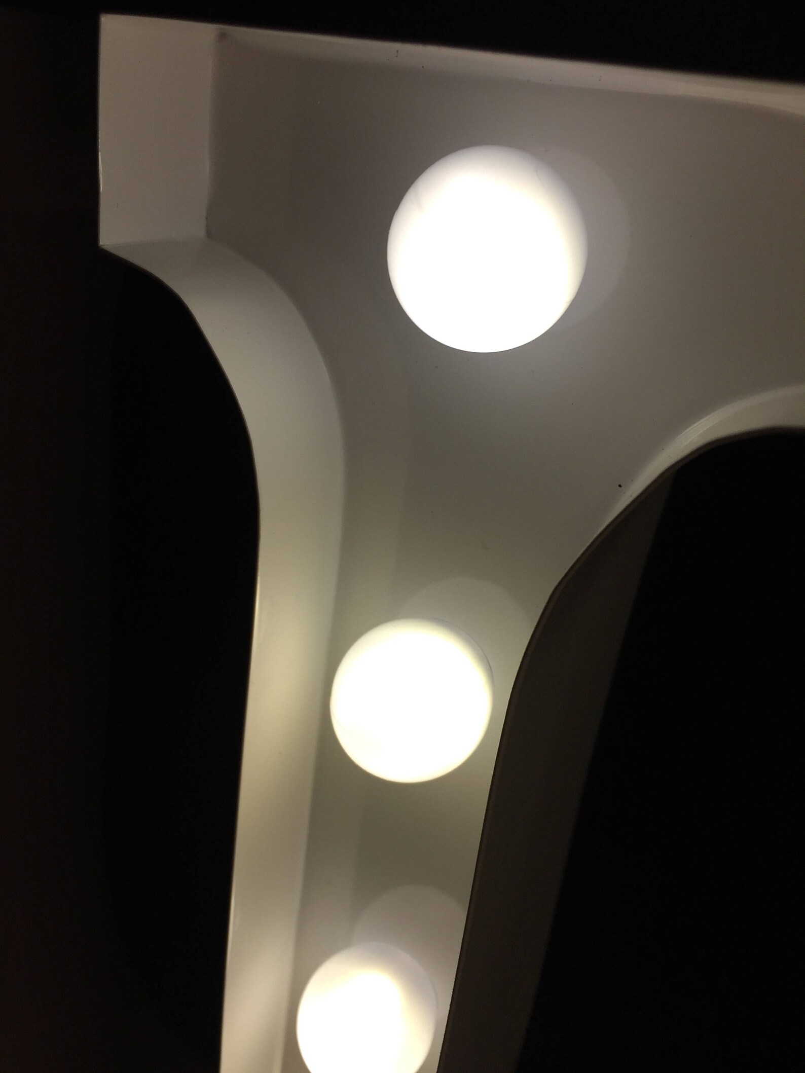 Metal White U Marquee Letter Marquee Light 9height Light - Etsy