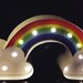 14 Wide Metal Light up Rainbow Night Light Kids Room Baby - Etsy
