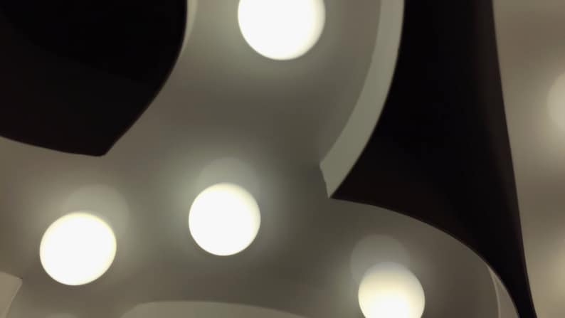 12metal Light up Numbers Party Marquee Number 80-89 Home - Etsy