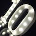 12"metal Marquee Number 10-19 Light up Number Marquee Numbers Ten Home ...