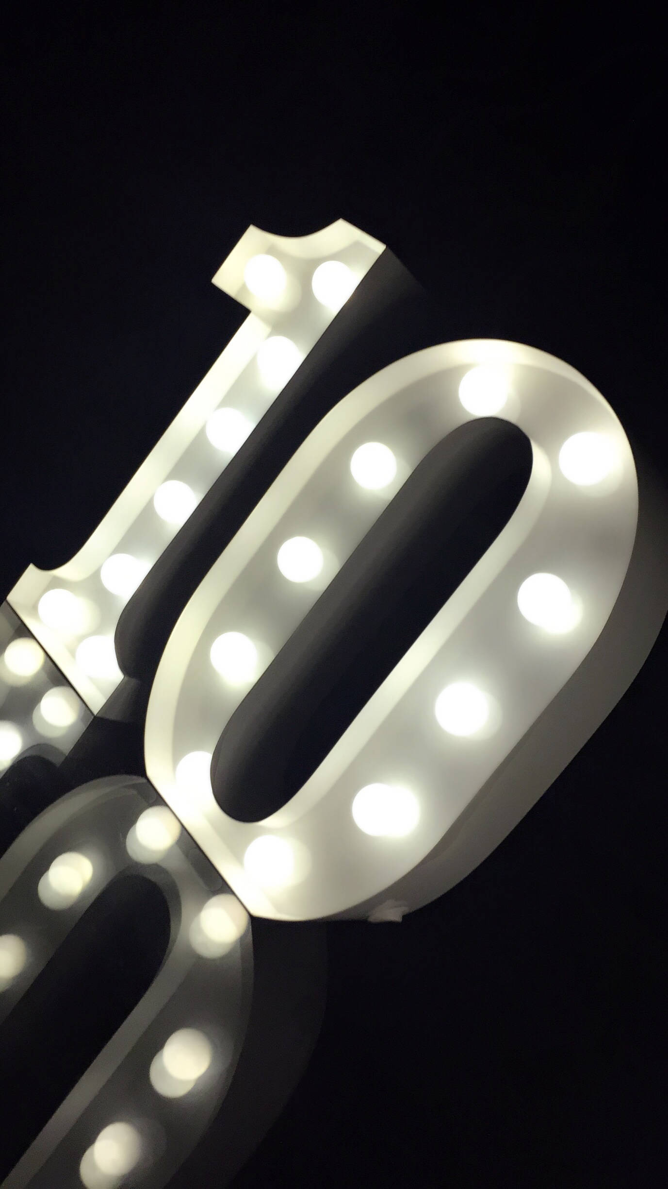 12Metal Marquee Number 10-19 Light Up Number Marquee | Etsy