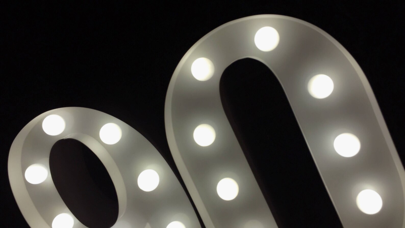 12metal Party Number 90-99 Light up Number Ninety Home - Etsy