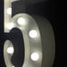 12metal White No.5 Marquee Letter Marquee Light Light up - Etsy