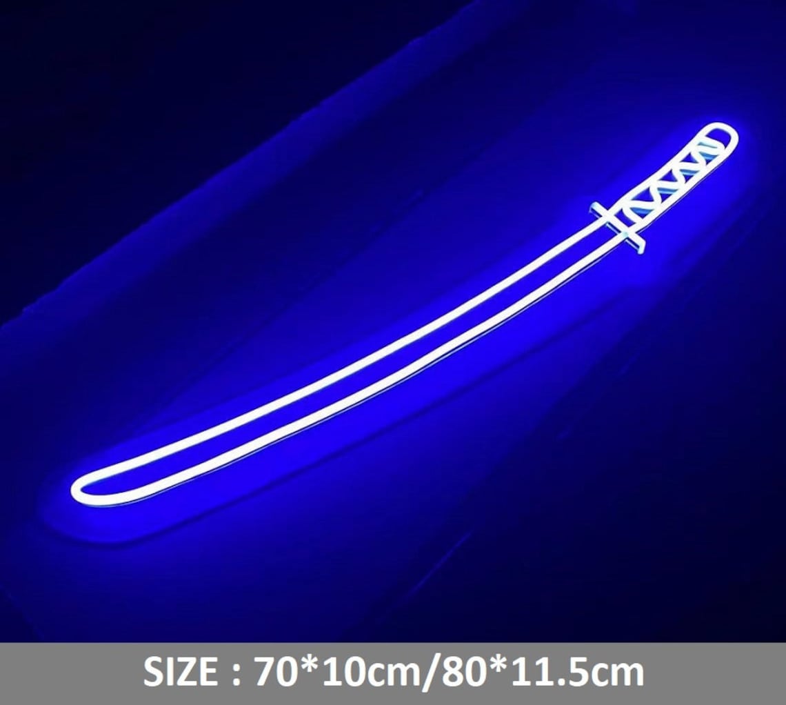 Game Sword Knife Sign, Sword Neon Sign, Knife Neon Sign ,game Room Neon ...