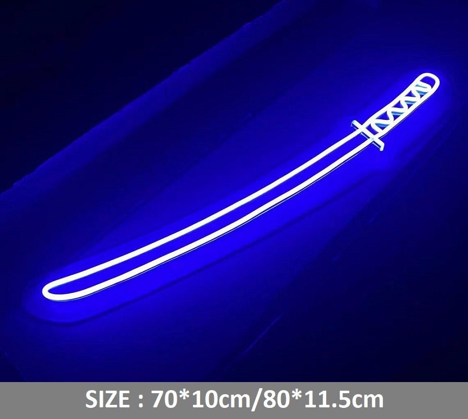 Game Sword Knife Sign, Sword Neon Sign, Knife Neon Sign ,game Room Neon ...