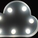 Mini Blue Metal Cloud Marquee Light Kids Light Kids Bed Room Night ...