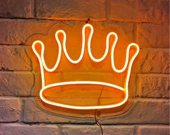 Crown Neon Sign - Etsy