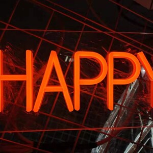 Acrylic Neon Box Led Neon Letters Neon Sign Neon Box Neon Birthday Gift ...