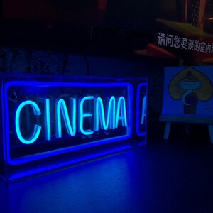 Neon Sign Neon Box Neon Decor Neon Art Kids Child Party Home | Etsy