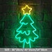 Christmas Tree Neon Sign With Acrylic Board Neon Decor Home Christmas ...