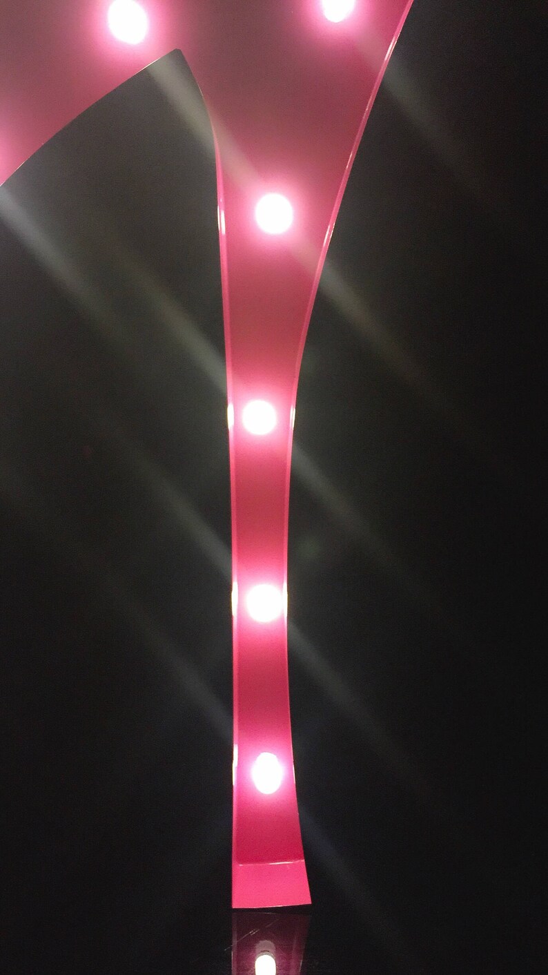 12 Metal Pink Woman High Heel Shoes Light Marquee Signs Shoes Craft ...