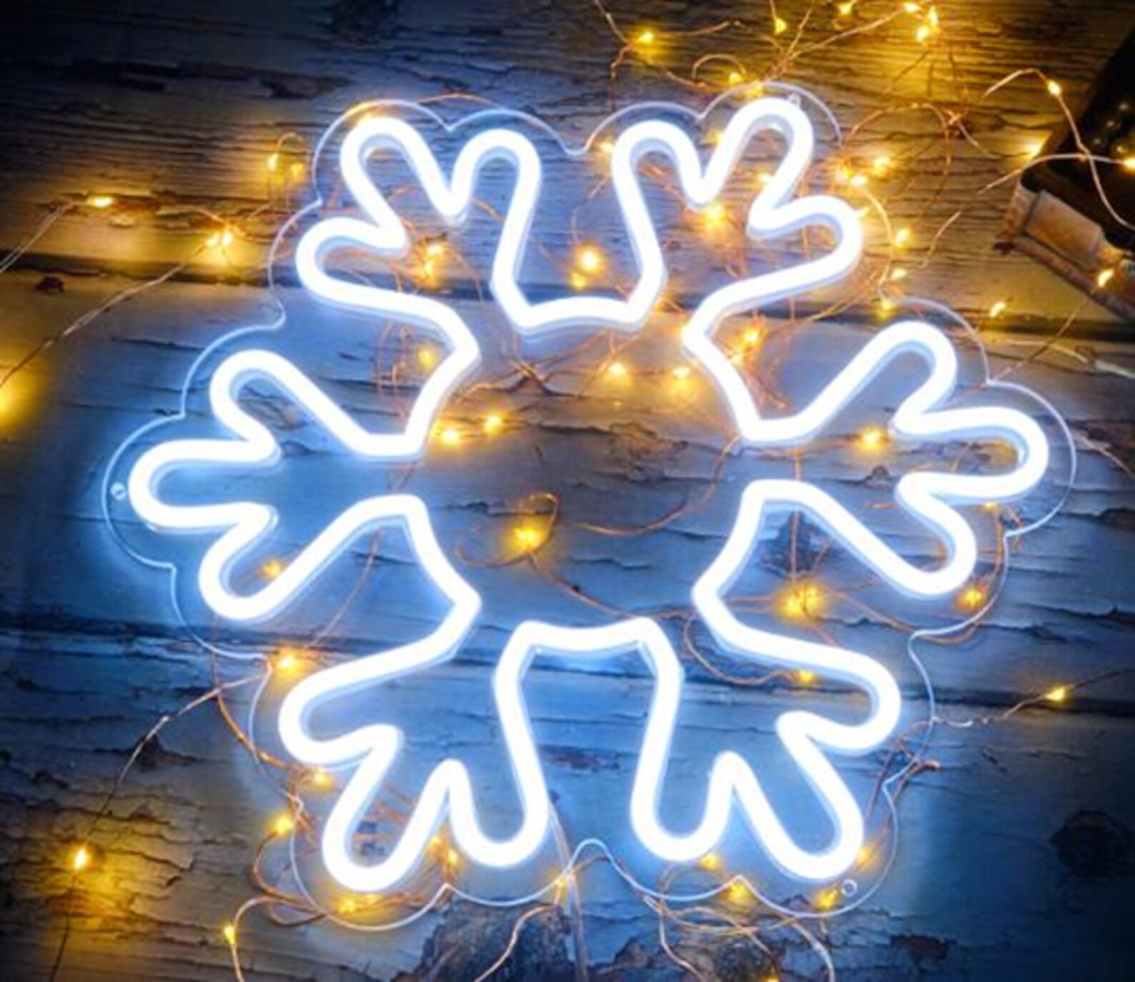 Christmas Winter Snow Neon Sign Acrylic Christams Neon Decor - Etsy