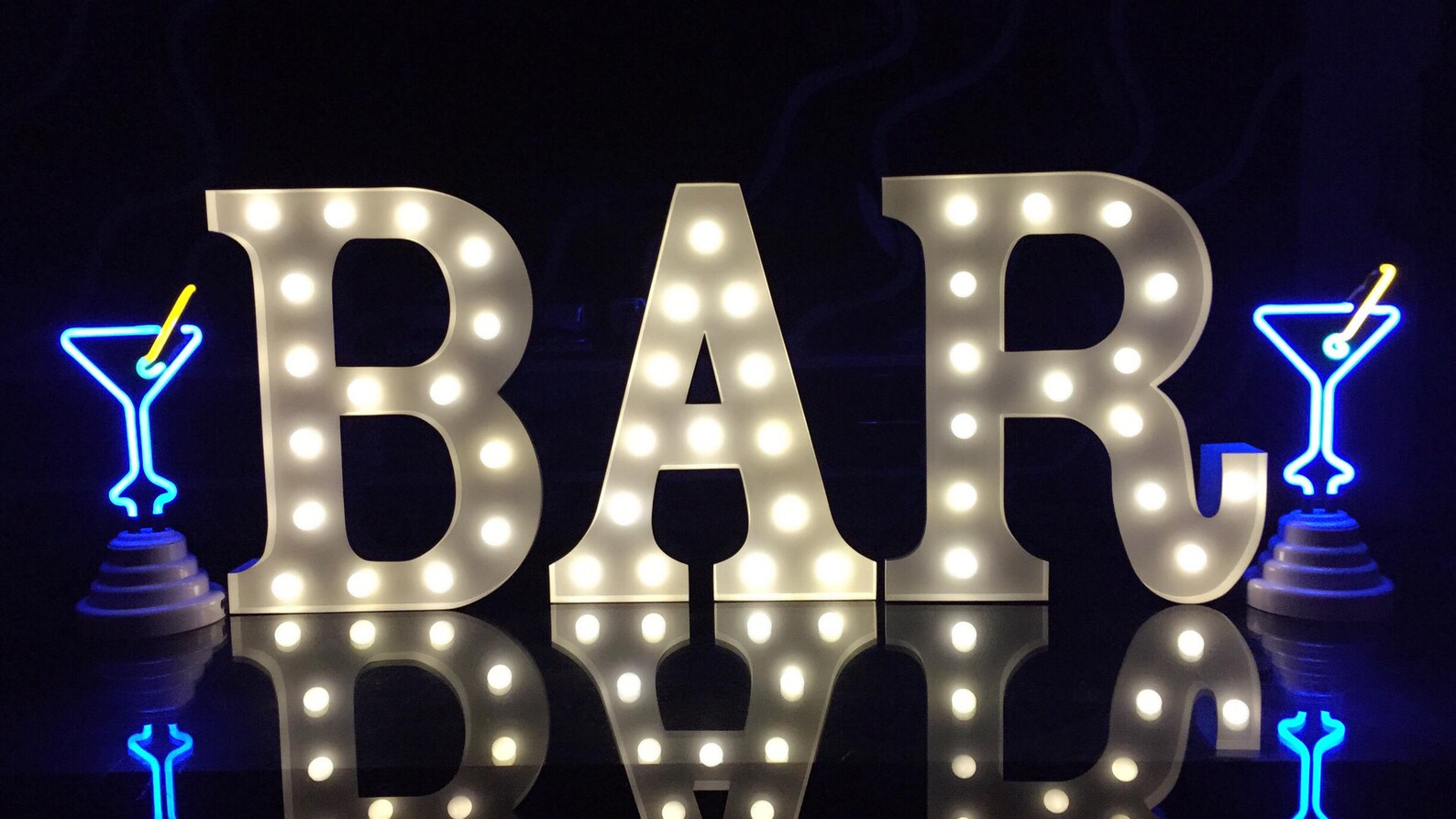 Hand Made Metal 12 White/black Alphabet Letters Marquee - Etsy