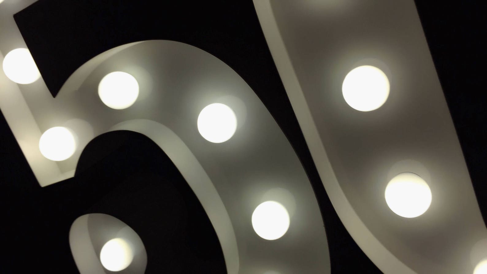 12 Metal Number 50-59 Light Up Number Fifty Home Bedroom | Etsy