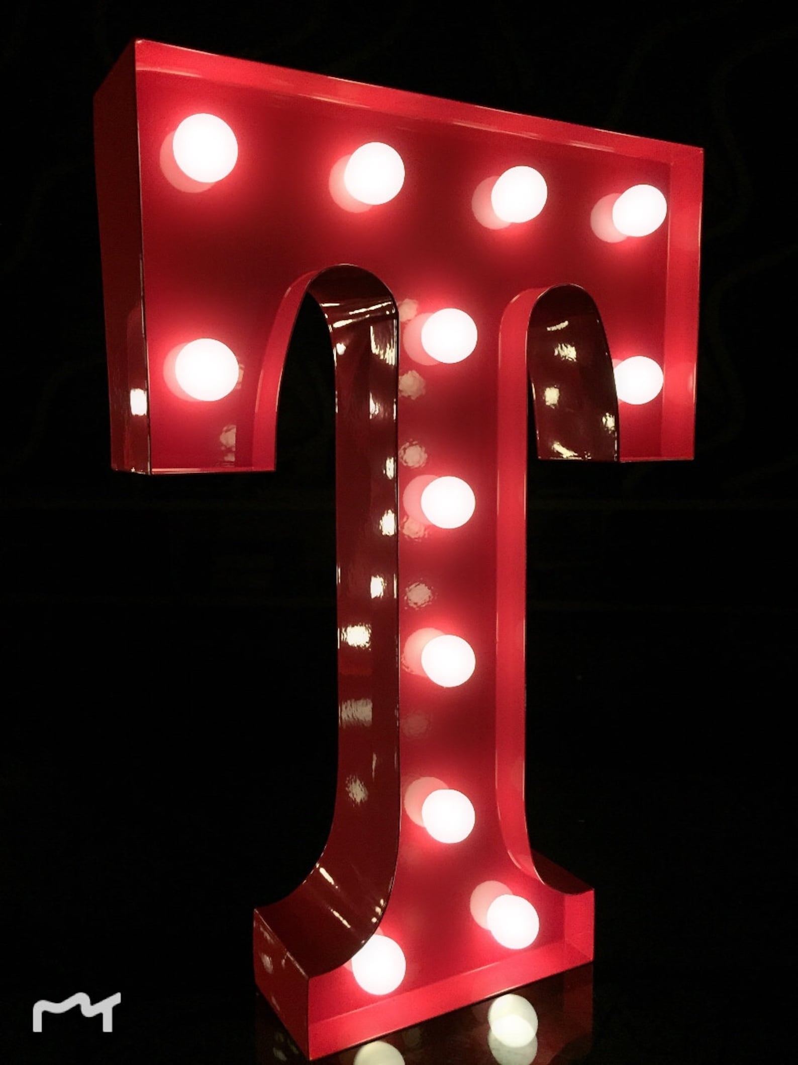 12 Metal Light up Letters Red A-Z Marquee Letters - Etsy
