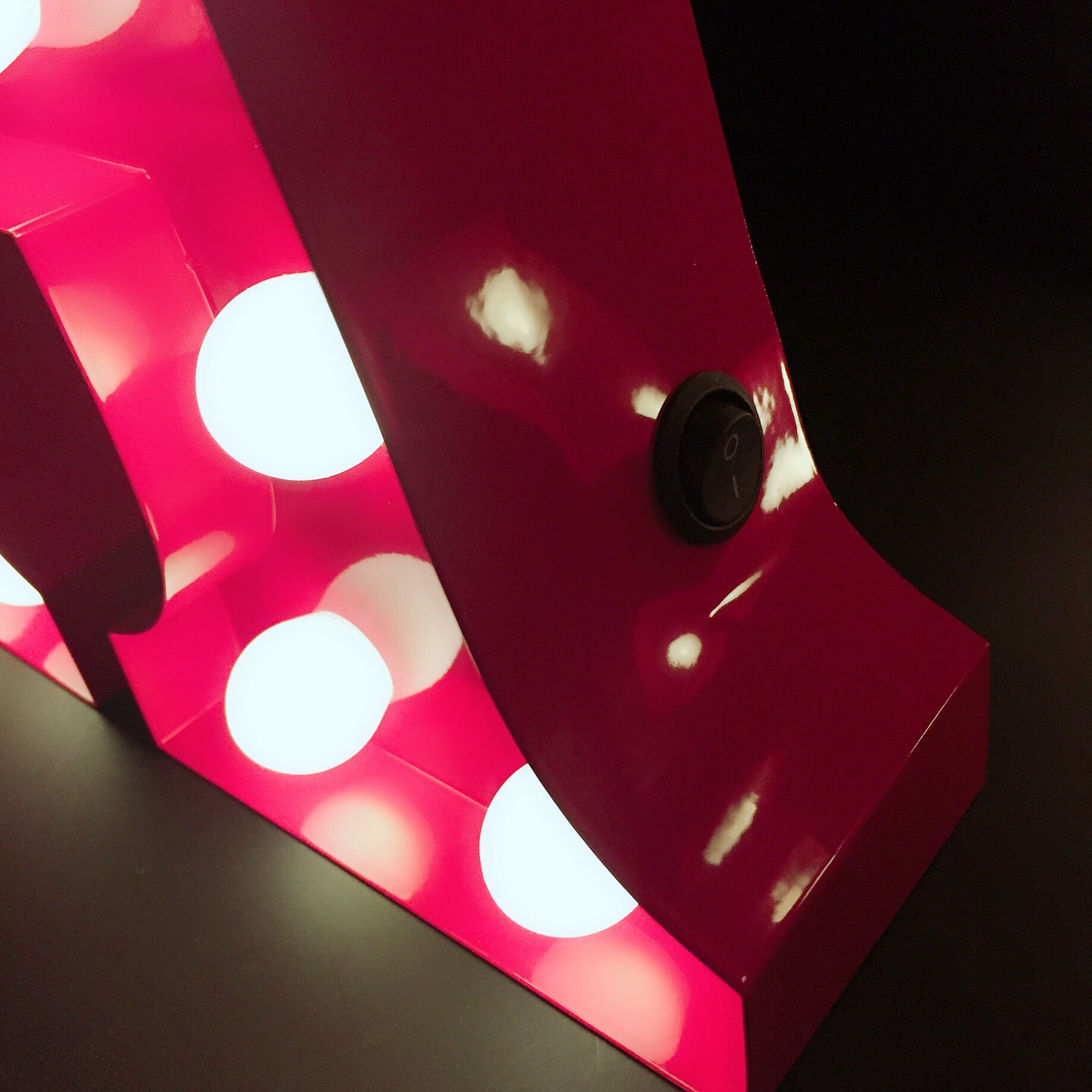 9metal Handmade A-Z Red Letters Light up Alphabet - Etsy