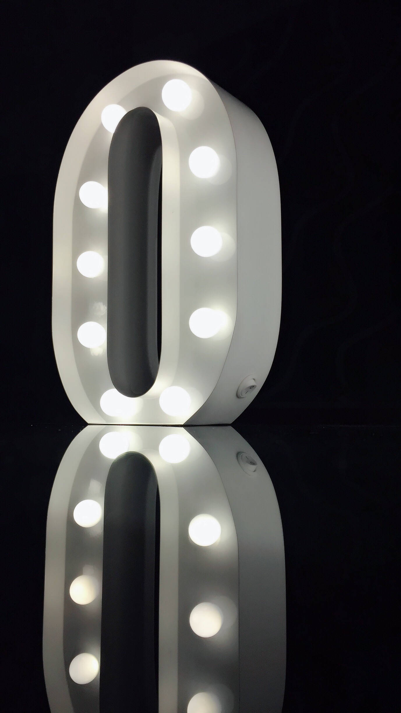 Metal White O Marquee Letter Light 9height Light up - Etsy