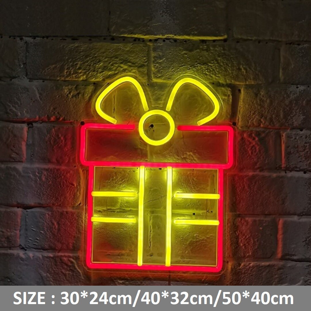 Holiday Neon Sign: Christmas, Halloween, Storefront Decor - Etsy