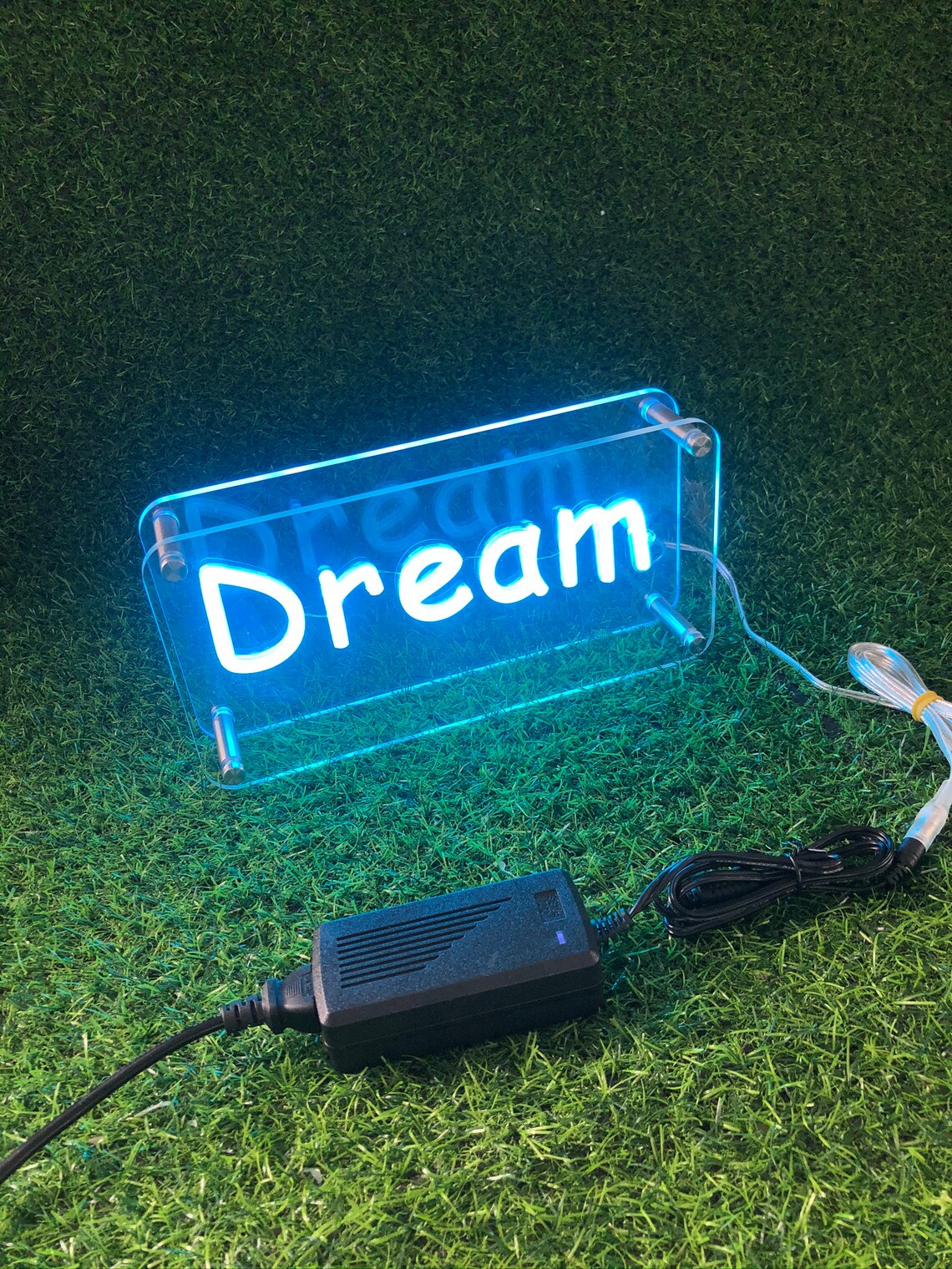 Dream Letters Neon Sign Neon Box Neon Decor Custom Neon Home Bedroom ...