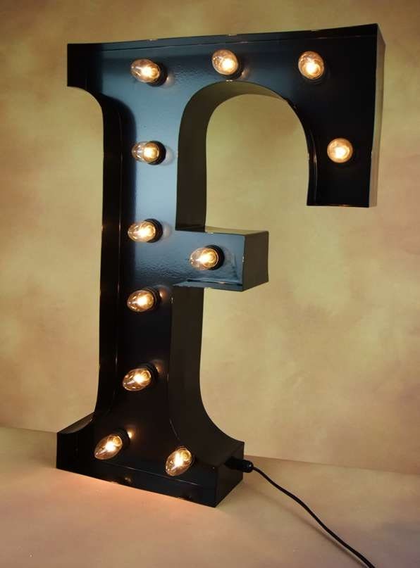 24 Metal Letter A-Z Marquee Letters Marquee Number 0-9 | Etsy